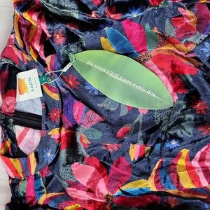 FARM Rio | Dresses | Farm Rio Black Banana Sky Velvet Dress | Poshmark